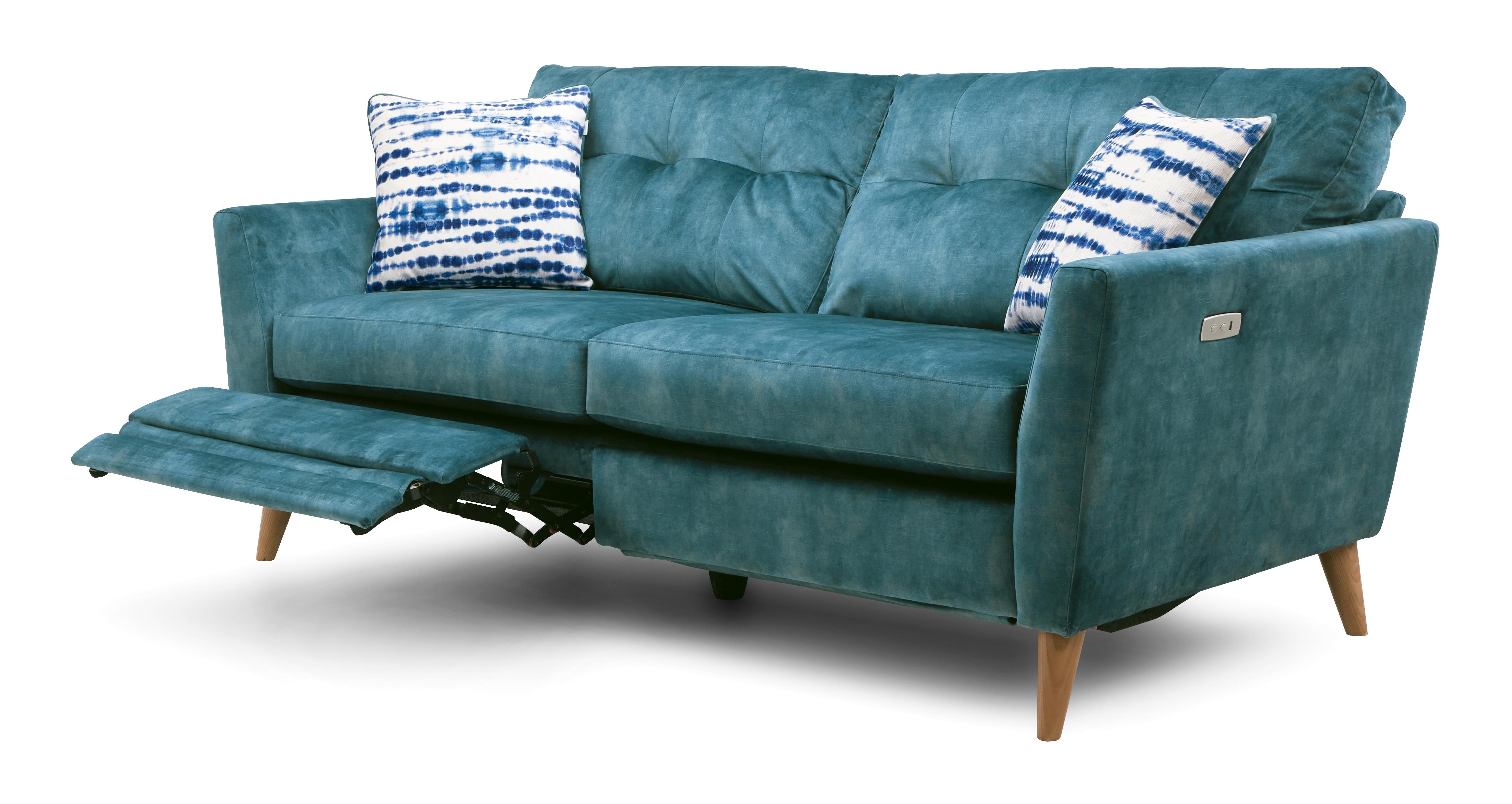 Studio Velvet 3 Seater Sofa DFS