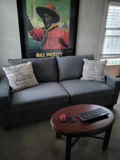 Reid Grey Fabric 80 Sofa Living Spaces